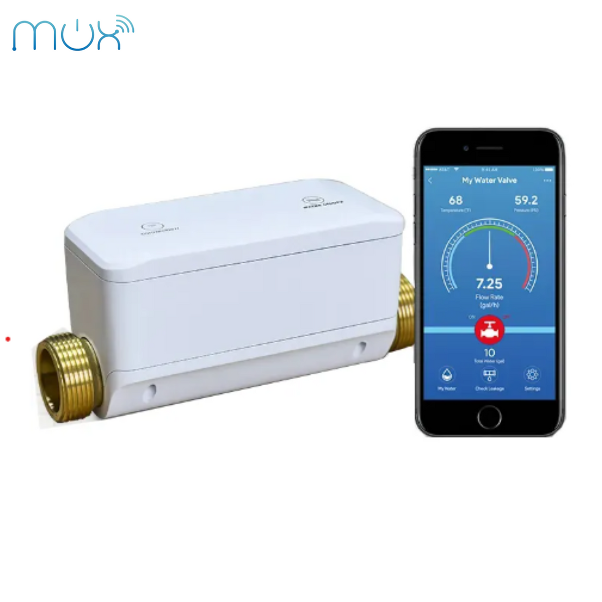 Smart Water Valve and Flow Meter – Mux Life