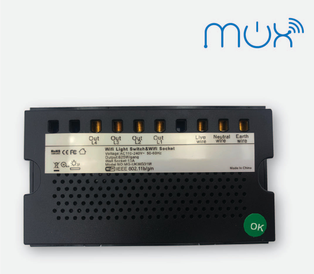 WiFi 4 Gang with Socket Price in Pakistan – Mux Life